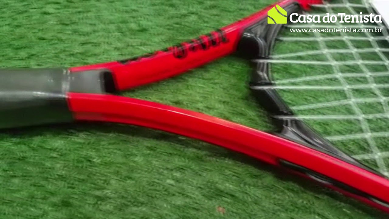 Raquete de Tênis Wilson Federer 110 - YouTube
