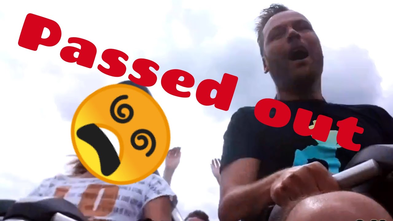 Kid PASSED OUT on rollercoaster - YouTube