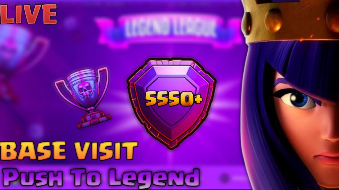 Rank Push Gone Wrong😭|coc Live Base Visit & Clan Games😃| #coclivestream ...