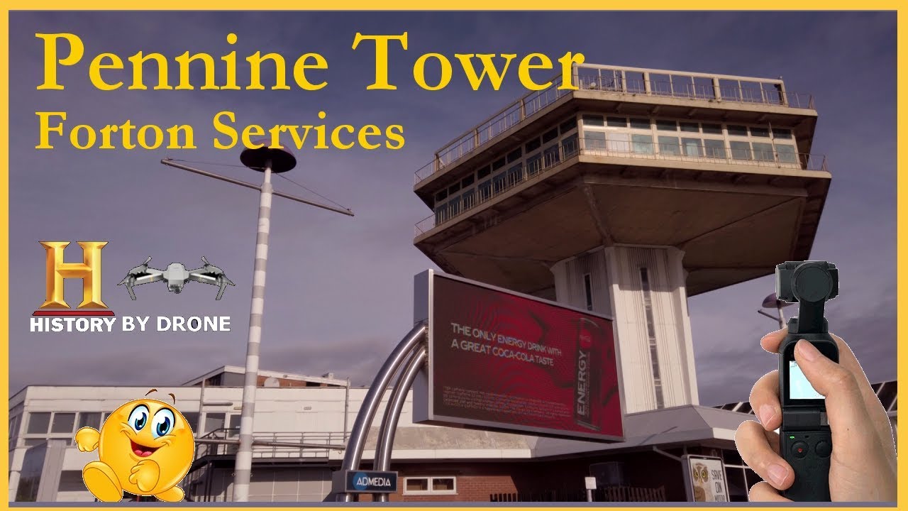🌏 🚘 Pennine Tower at Forton motorway services Lancaster 🚘...History by ...