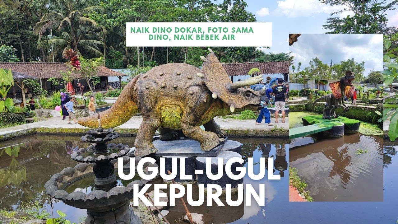 NAIK DINO DOKAR DI UGUL-UGUL KEPURUN KLATEN! ADA BEBEK AIR DAN FLYING ...