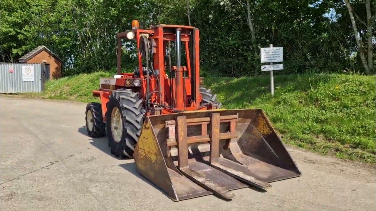 1979 Manitou MB 25P 2WD Rough Terrain forklift 21629 - YouTube