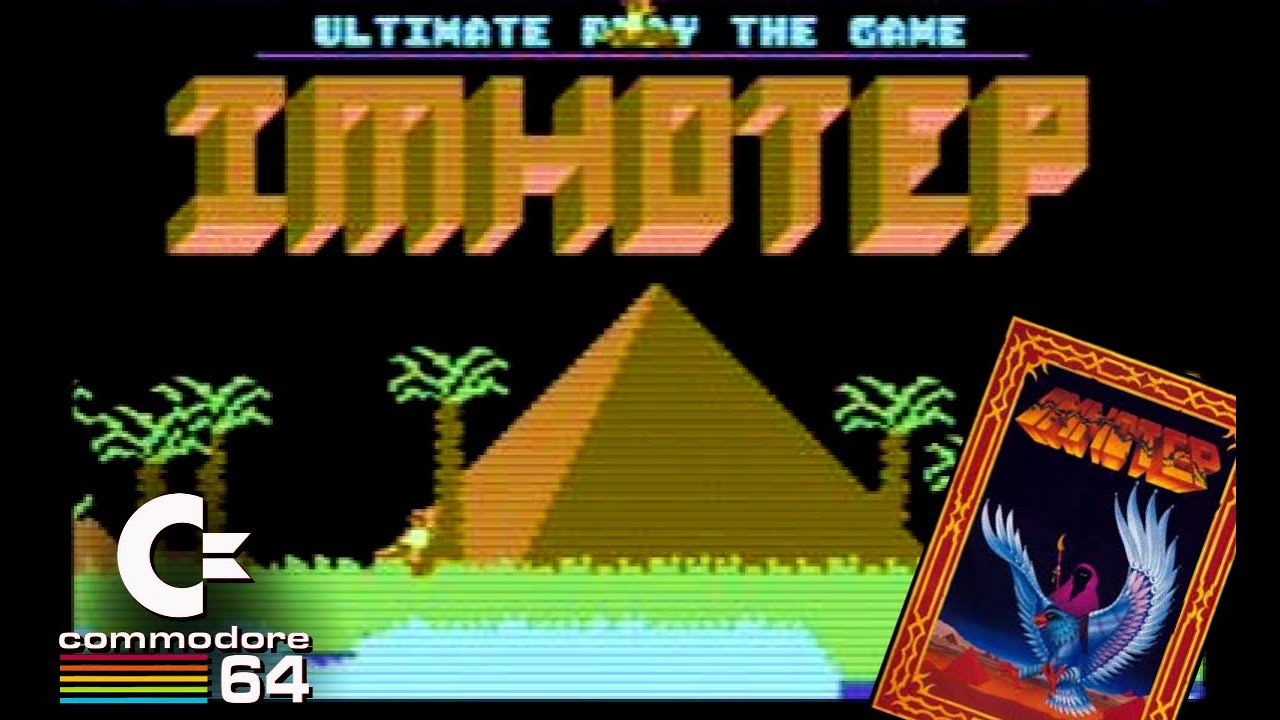 IMHOTEP [C64] In Volo tra le Piramidi Maledette (Ultimate 1985) - YouTube