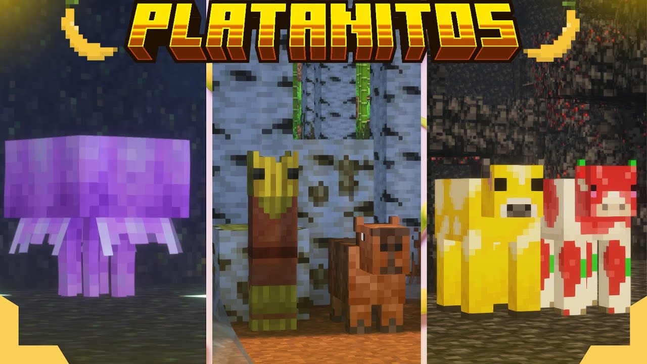 Platanitos - Food & Adventure! [Minecraft 1.20.1 Mod Showcase] - YouTube