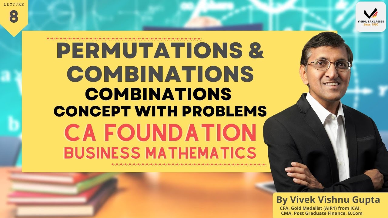 Combinations | Business Mathematics | CA Foundation - YouTube