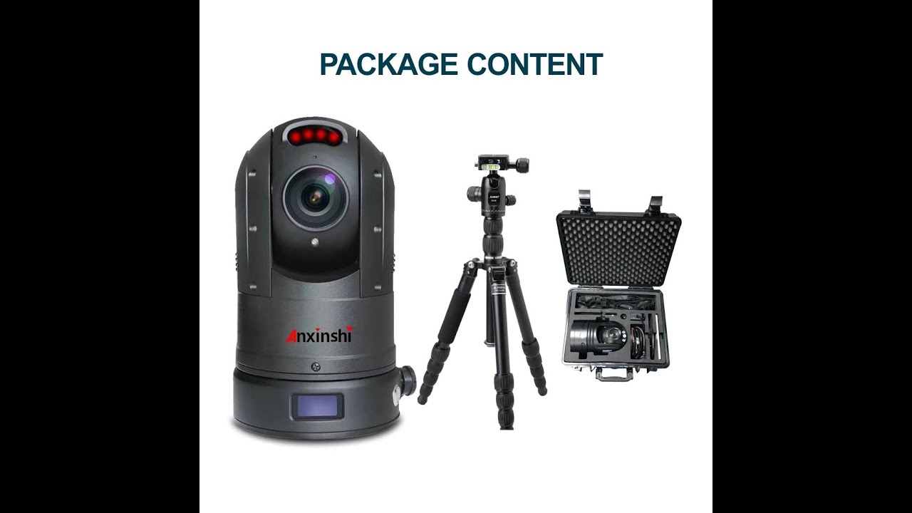 SIM card with GPS and BeiDou positioning 4G PTZ camera 10x optical zoom ...