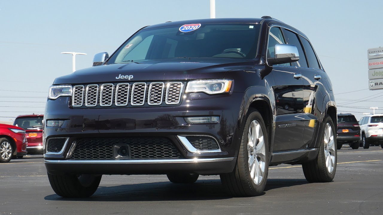 Sangria Metallic 2020 Jeep Grand Cherokee Summit | CP16506T - YouTube