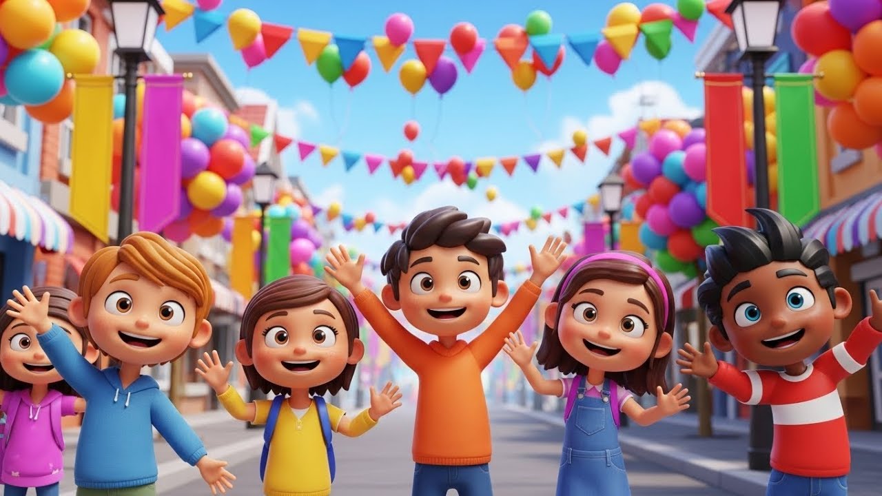 Kindness Parade Song for Kids | Good Manners Song, Baby Songs & Nursery ...