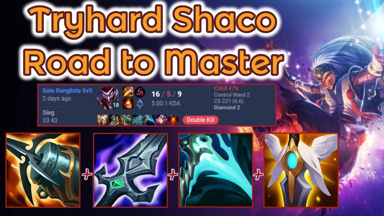 End of Season Master Grind Shaco - S12 D1 Ranked [League of Legends ...