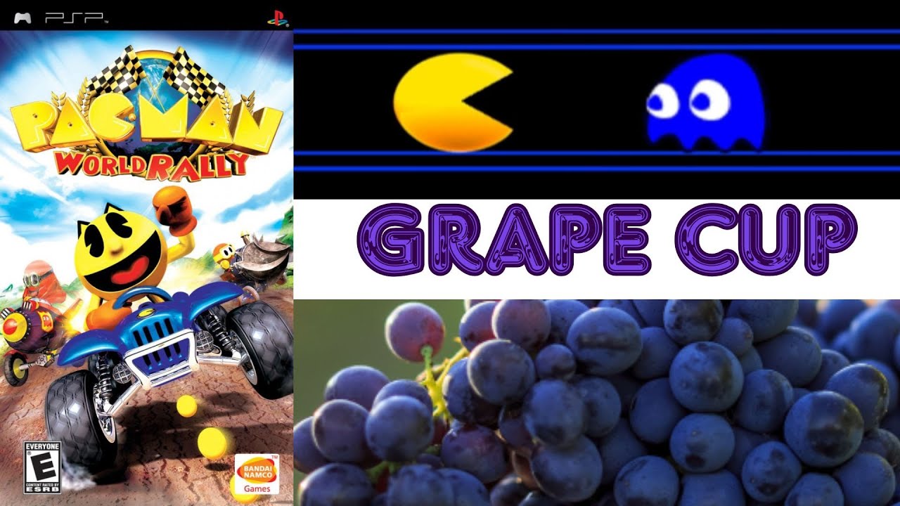 Grape Cup - Pacman world racing PSP - YouTube