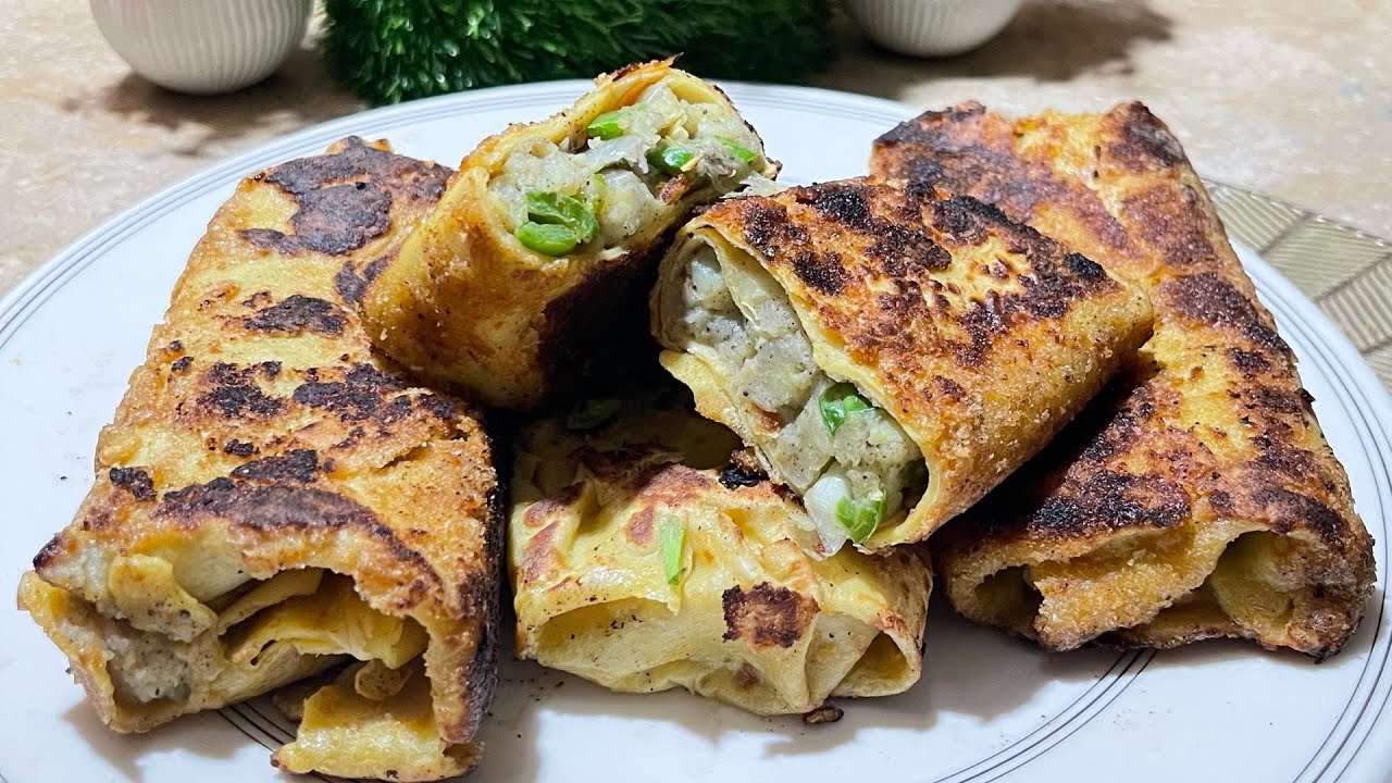 Organic Homemade Crunchy Potato Wrap - YouTube