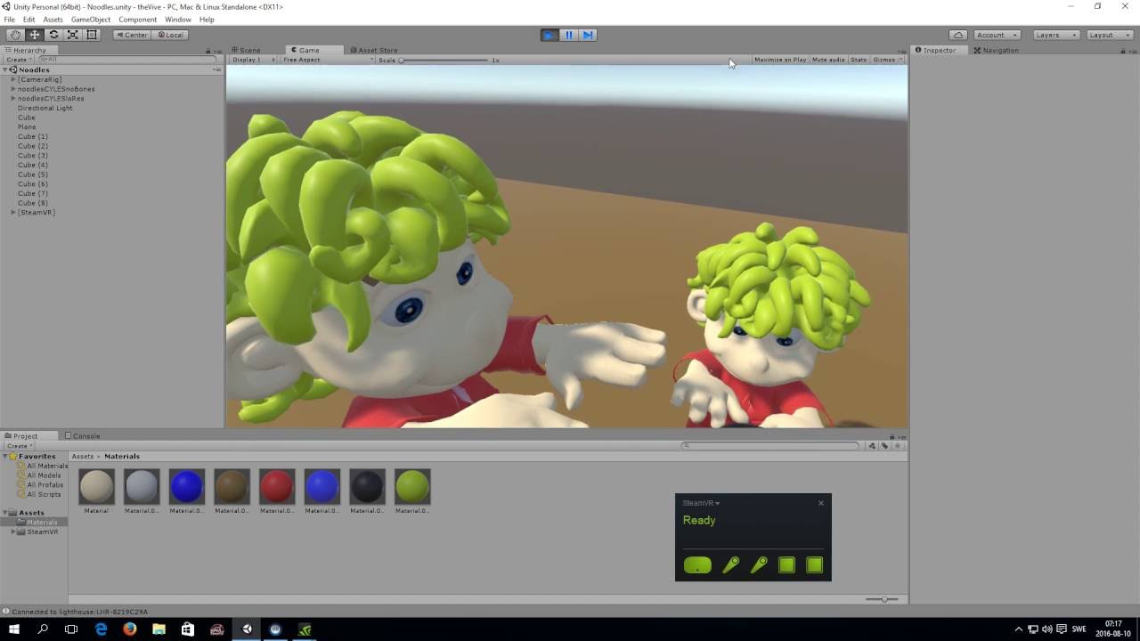 Unity and HTC VIVE - My first steps coding in Virtual Reality. - YouTube