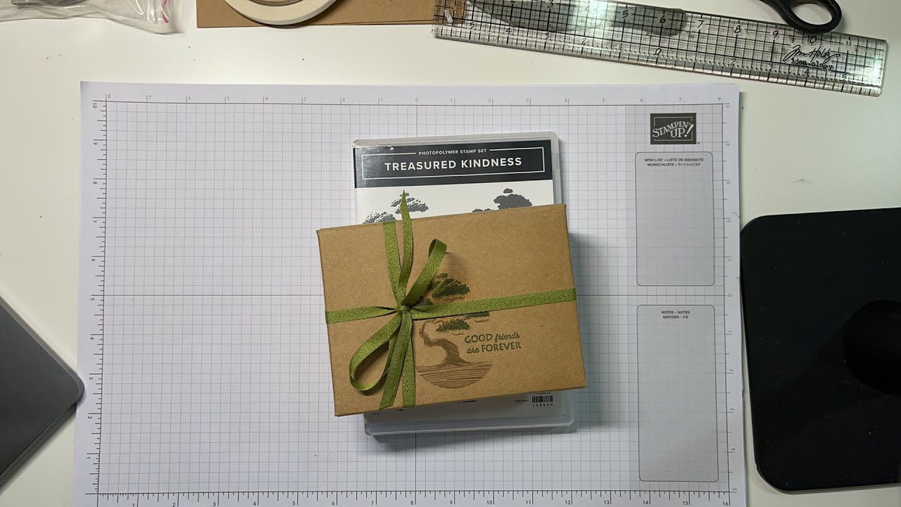 Stampin Up//Treasured Kindness//Kraft Note Cards & Envelopes//Handmade ...