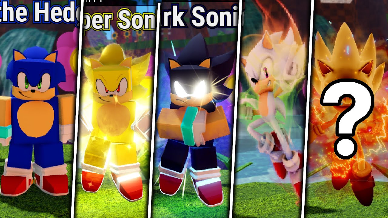 ALL SONIC FORMS in SONIC REINCARNATED RP – DARK, SUPER, HYPER & MORE ...