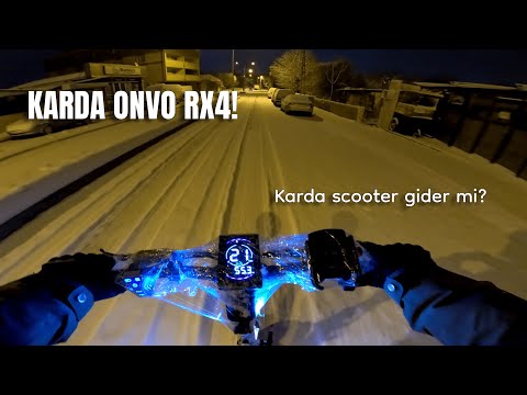 KARDA ELEKTRİKLİ SCOOTER SÜRDÜM!