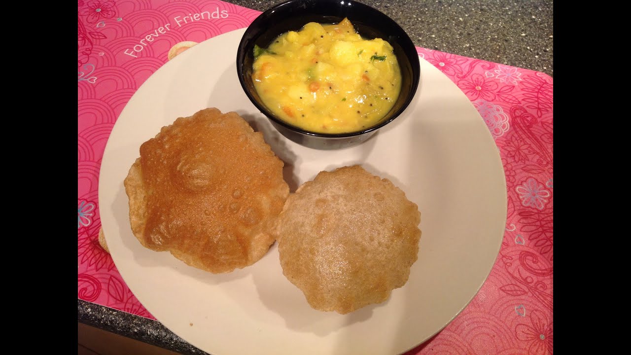 Kambu poori or pearl millet poori or bajra poori - YouTube