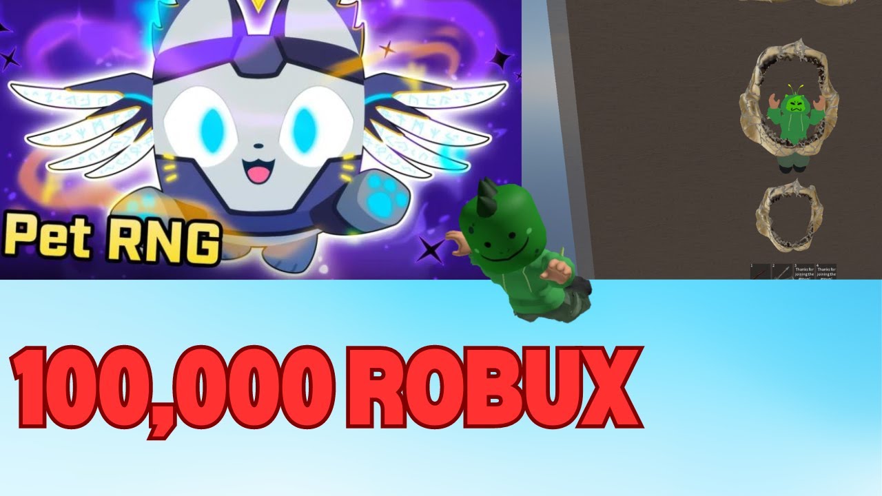 Trying to save up 100,000 Robux on a new account! - YouTube