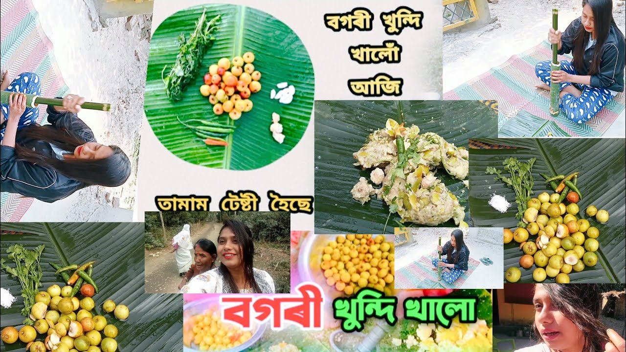 Bogori khundi khalu/বতৰ ফল /bogori eating /jujube fruit /assamese vlog ...