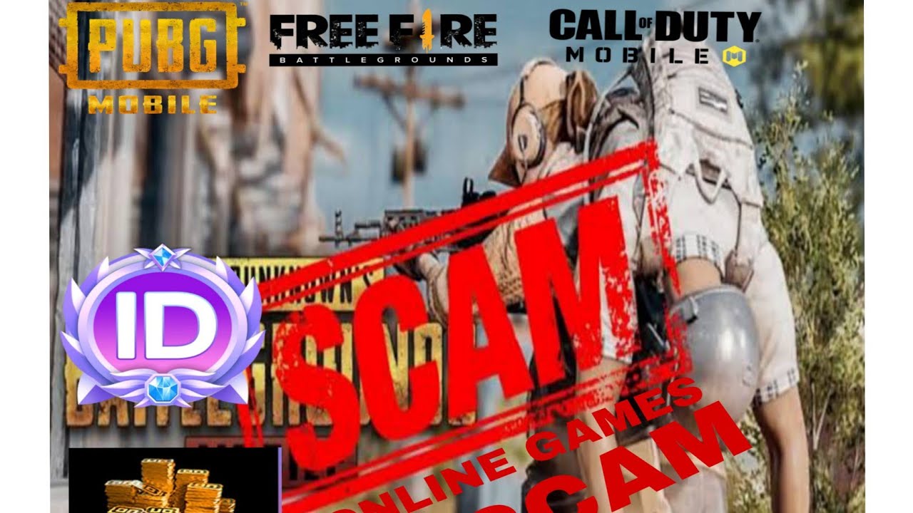 ONLINE GAMES SCAM PUBG MOBILE BIGEST SCAM BGMI FREE FIRE SCAM - YouTube