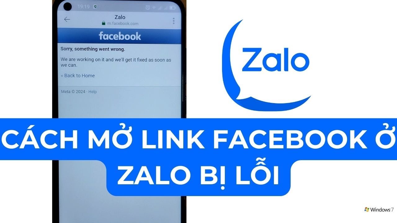 Hướng dẫn cách mở link facebook ở Zalo bị lỗi - YouTube