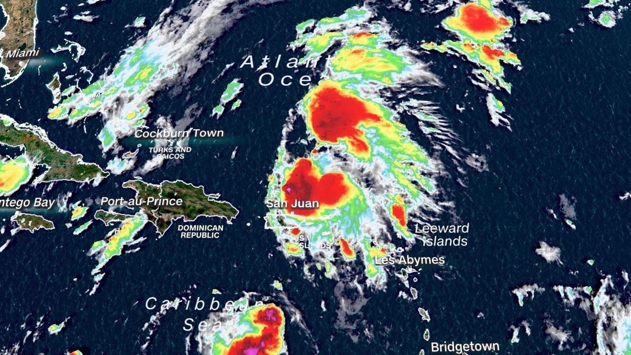 Tropical Storm Philippe is on a path to New England and Canada - YouTube