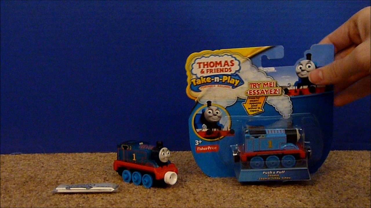 Take-n-Play Light up Racer Thomas and Push & Puff Thomas doulbe ...