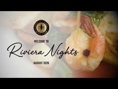 Riviera Nights - Cooper's Hawk August 2026 Wine Club Dinner
