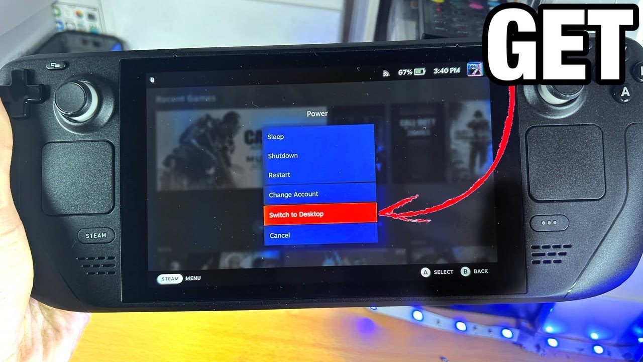 How To Boot Steam Deck in desktop mode (& on Startup) - YouTube