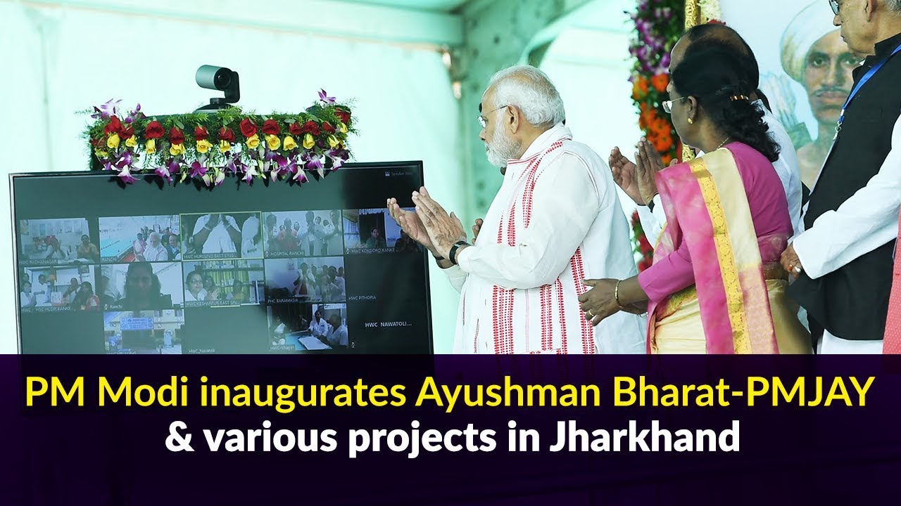 PM Modi inaugurates Ayushman Bharat-PMJAY & various projects in ...