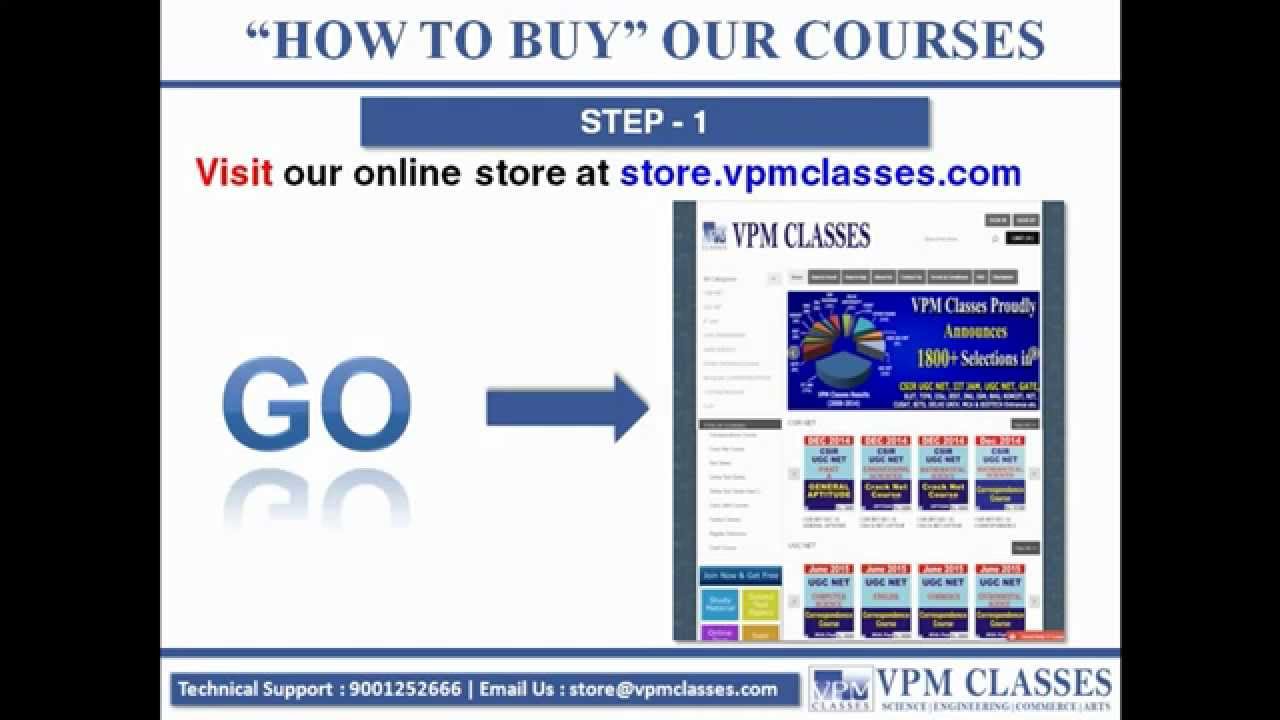VPM CLASSES ONLINE STORE HOW TO BUY OUR STUDY MATERIAL - YouTube