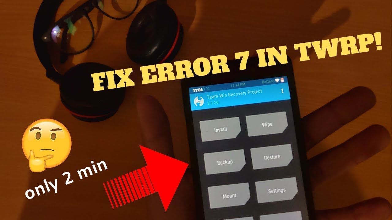 Fix Error 7 In Twrp Error 7 While Installing Custom Rom Fix Easily