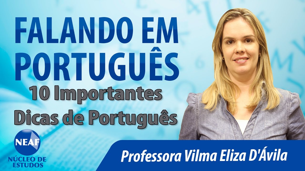 Falando em Português 10 Importantes Dicas de Português - YouTube