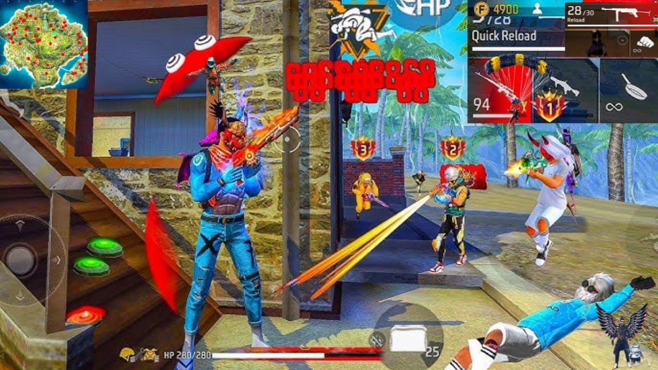 Free fire kai raund playing game testing the free fire - YouTube