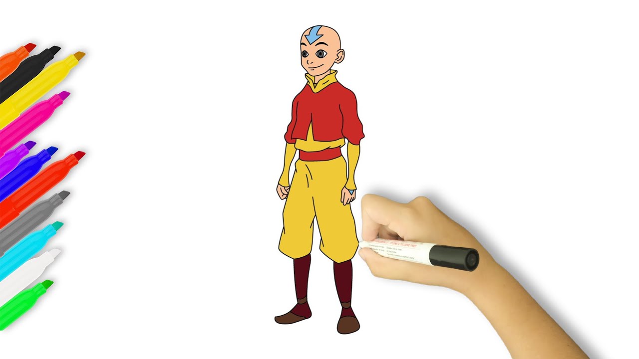 How to Draw Aang | Avatar: The Last Airbender - YouTube
