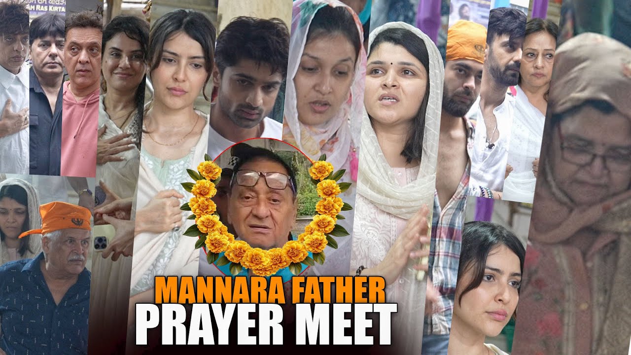 UNCUT - Mannara father Prayer Meet | Abhishek Kumar, KhanZaadi Mannara ...