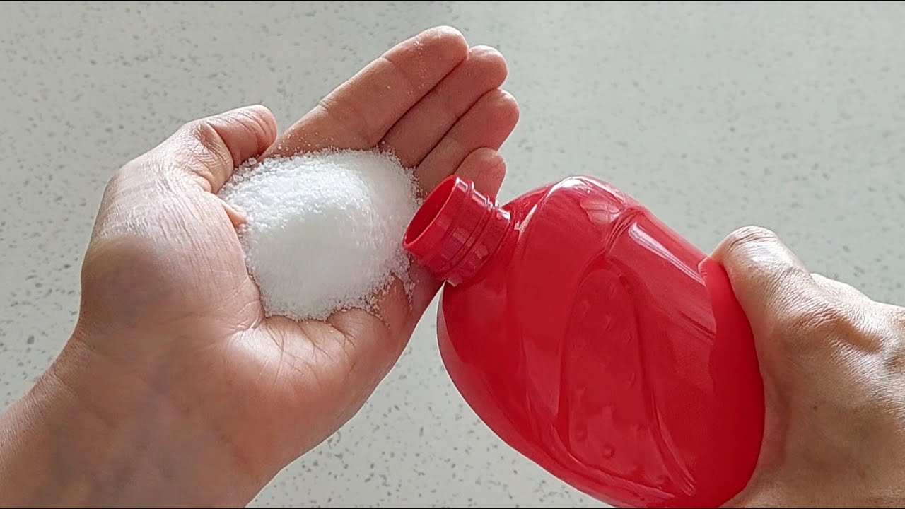 Mix detergent with salt 😱and you won't believe the incredible results ...