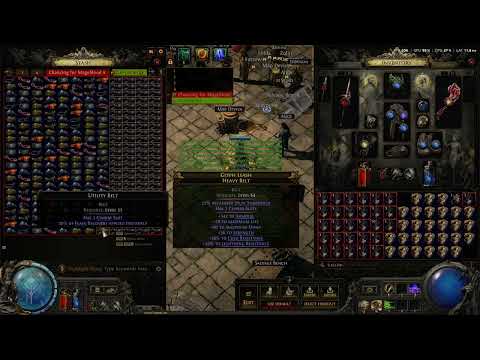Chancing for Mageblood - 288 Utility Belts - Path of Exile 2