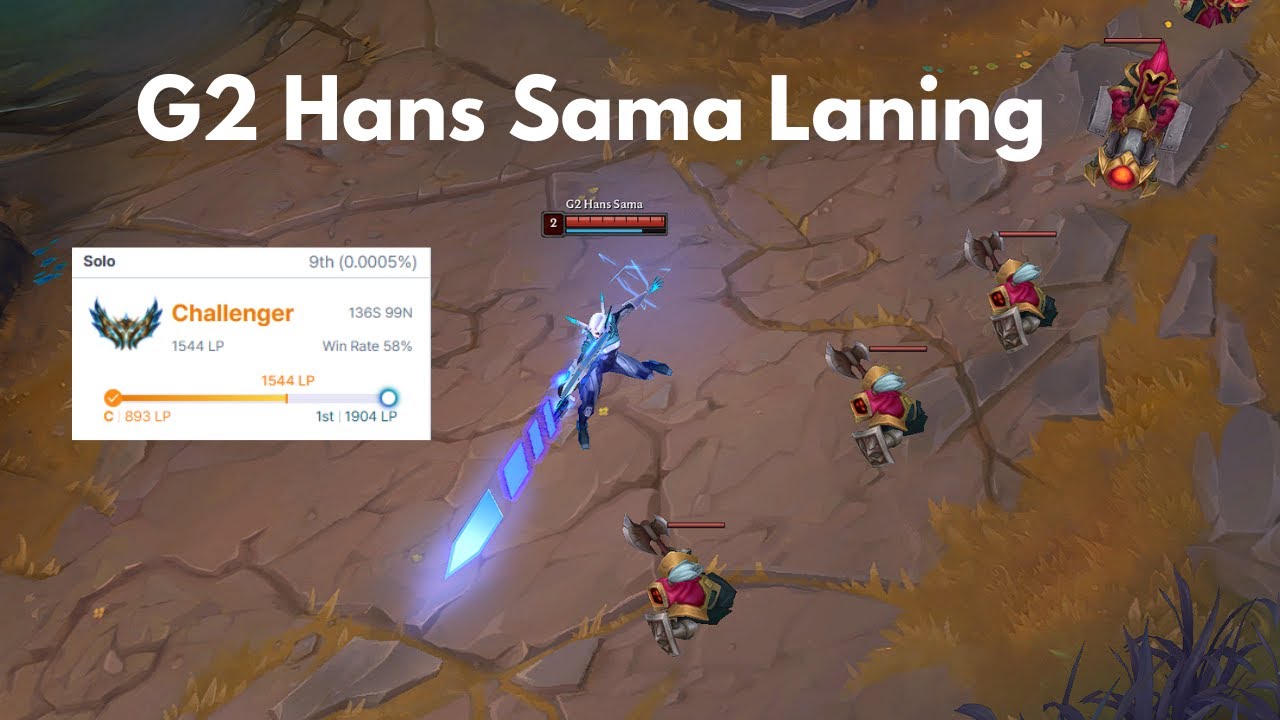 HOW TO LANE LIKE G2 HANS SAMA - YouTube