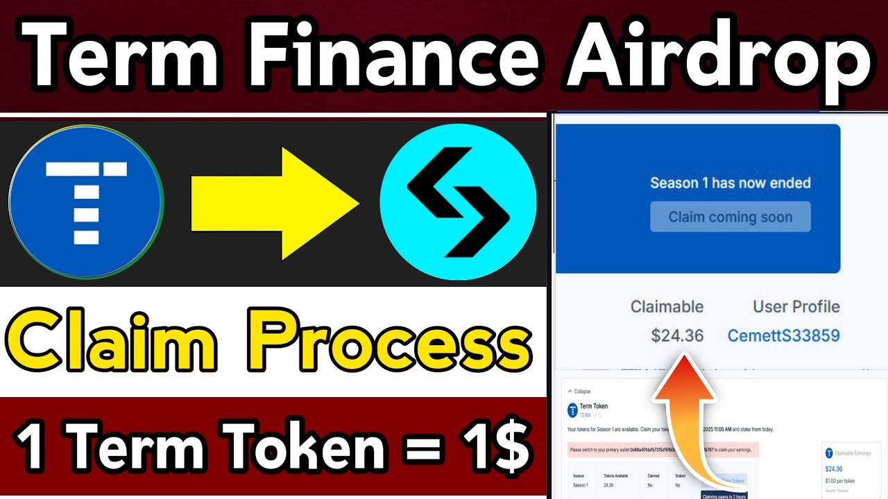 Term Finance Airdrop Token Claim process || Term Finance Airdrop Withdrawal || Term Finance ...