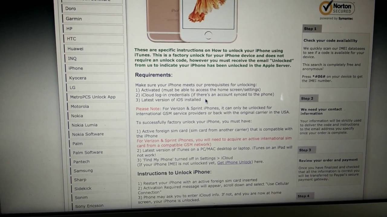 Unlocking Sprint iPhone SE with CellUnlocker.net - YouTube