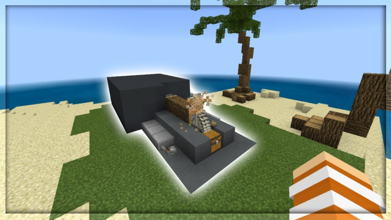 How to make a saw machine wood generator in MCPE | Command Block ...