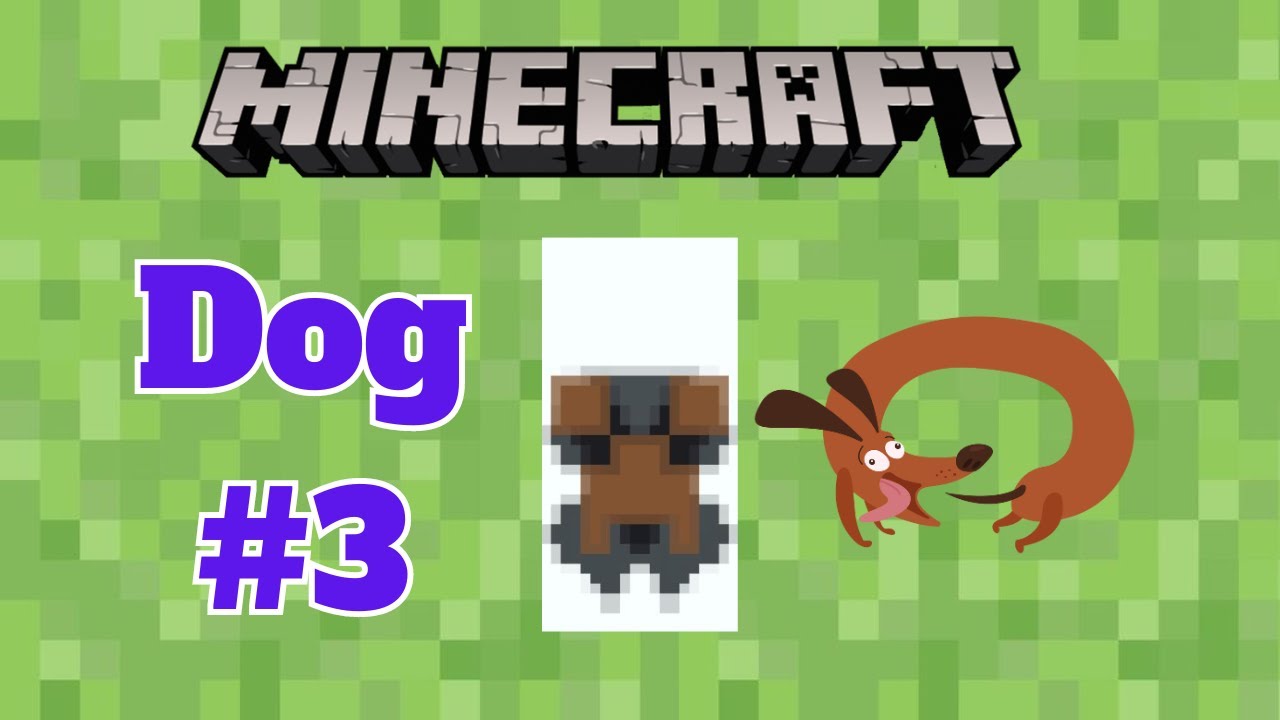 Minecraft Dog Banner Design #3 - It's Banner Time! - YouTube