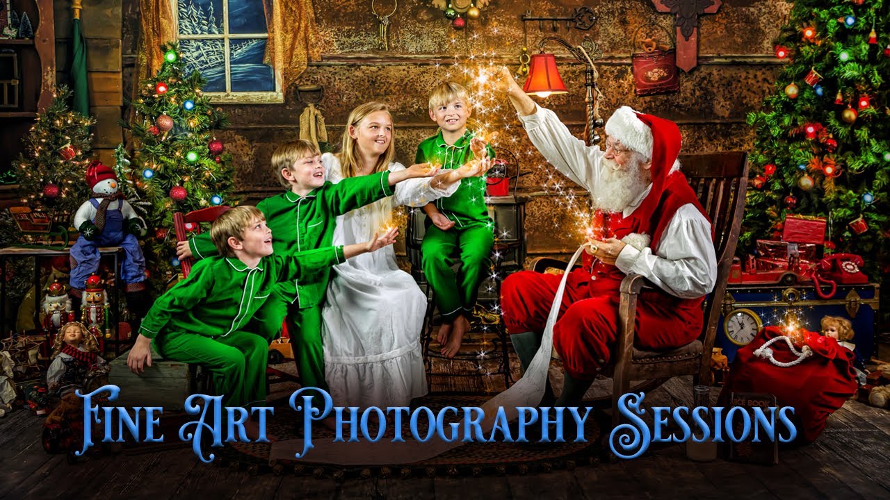 Masterpiece Christmas. Fine Art Magical Santa Photography Sessions ...
