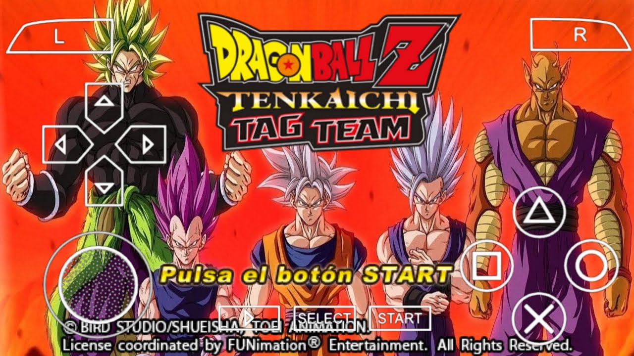 NEW DBZ TTT MOD ISO DRAGON BALL Z TAG TEAM TENKAICHI MENU PERMANENTE ...