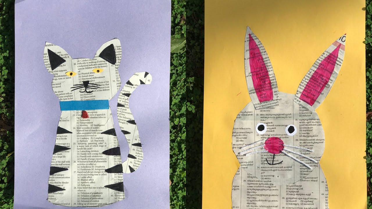 Newspaper Collage For Kids