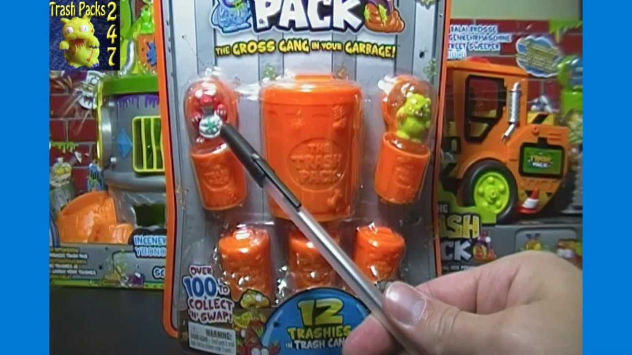 Opening a Trash Pack Series 2 12-pack with #128 Alley-Gator & 125 ...
