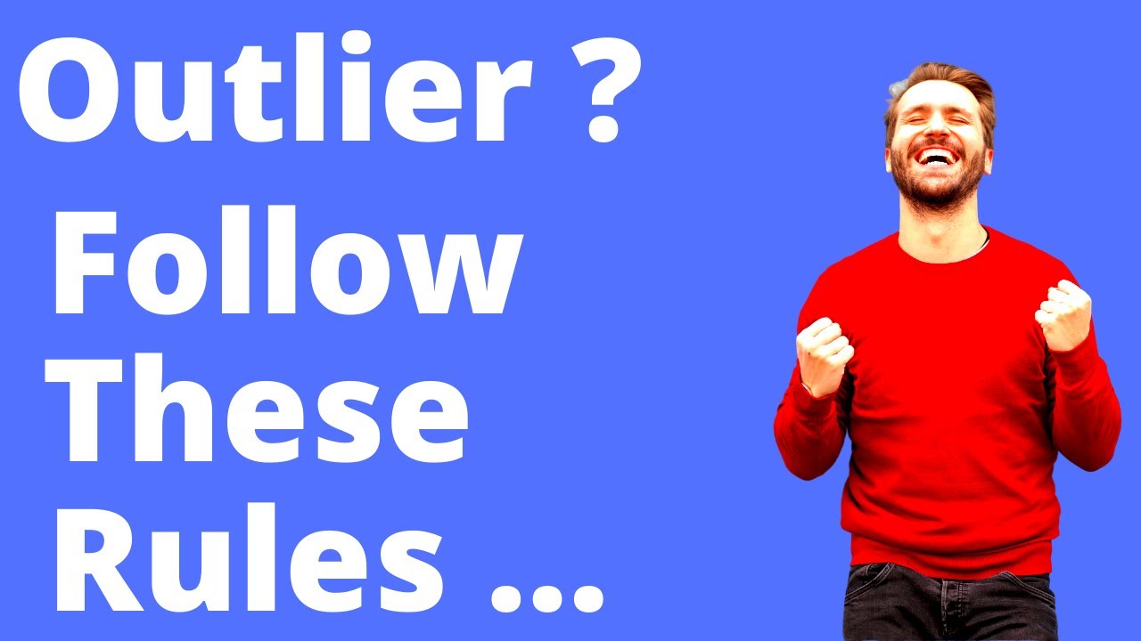Steps to find outlier of a data set the easy way ,How to calculate the ...