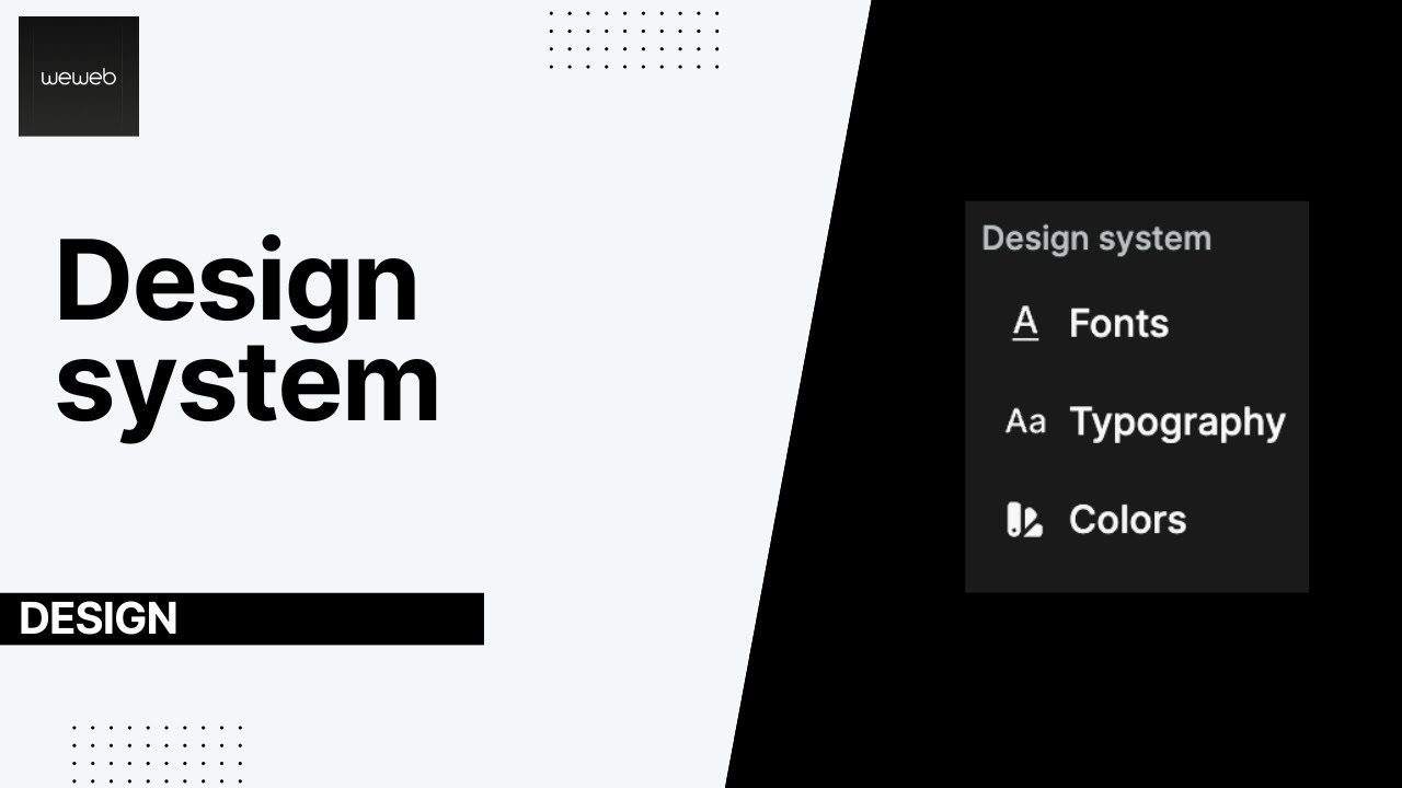 Create a design system in WeWeb - YouTube