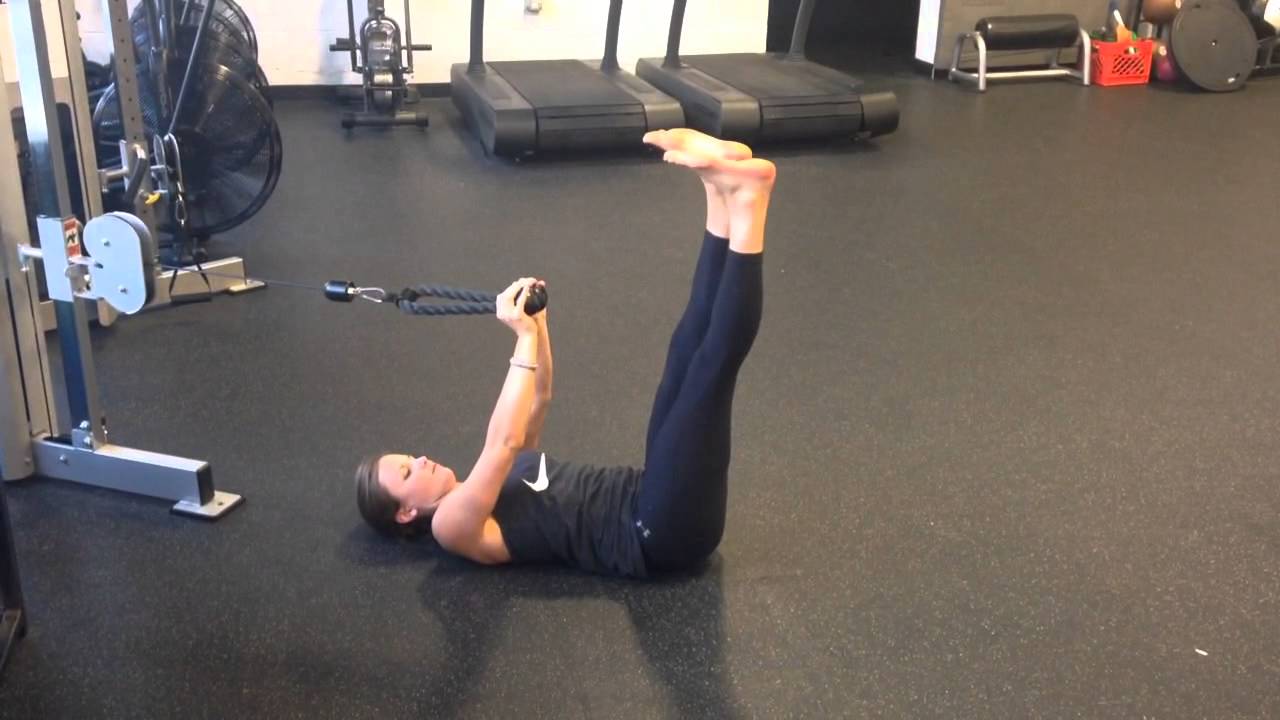 Cable Core Activated Leg Lowers (ASLR Static Stability) - YouTube