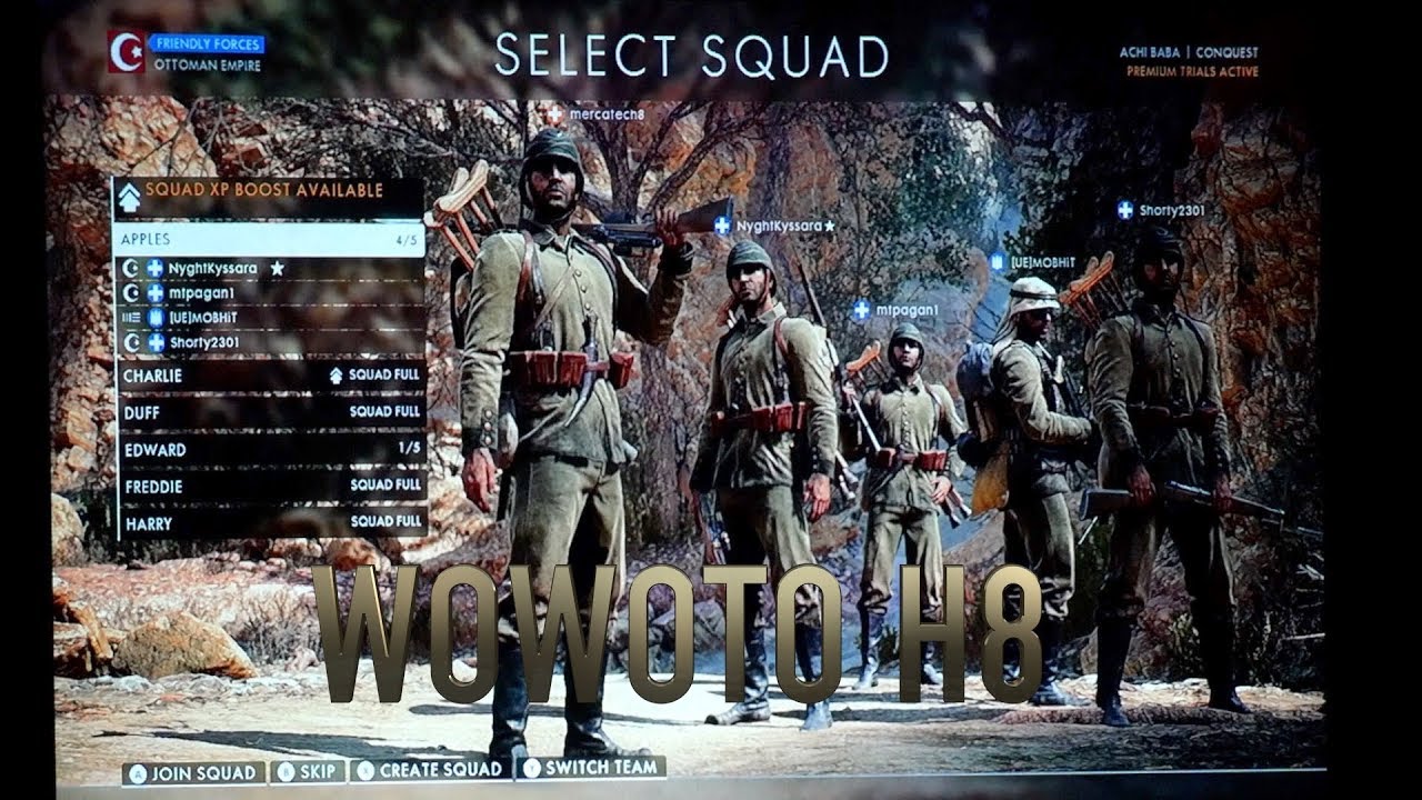 Battle Field 1 GAMEPLAY with WOWOTO H8 projector 2018 - YouTube